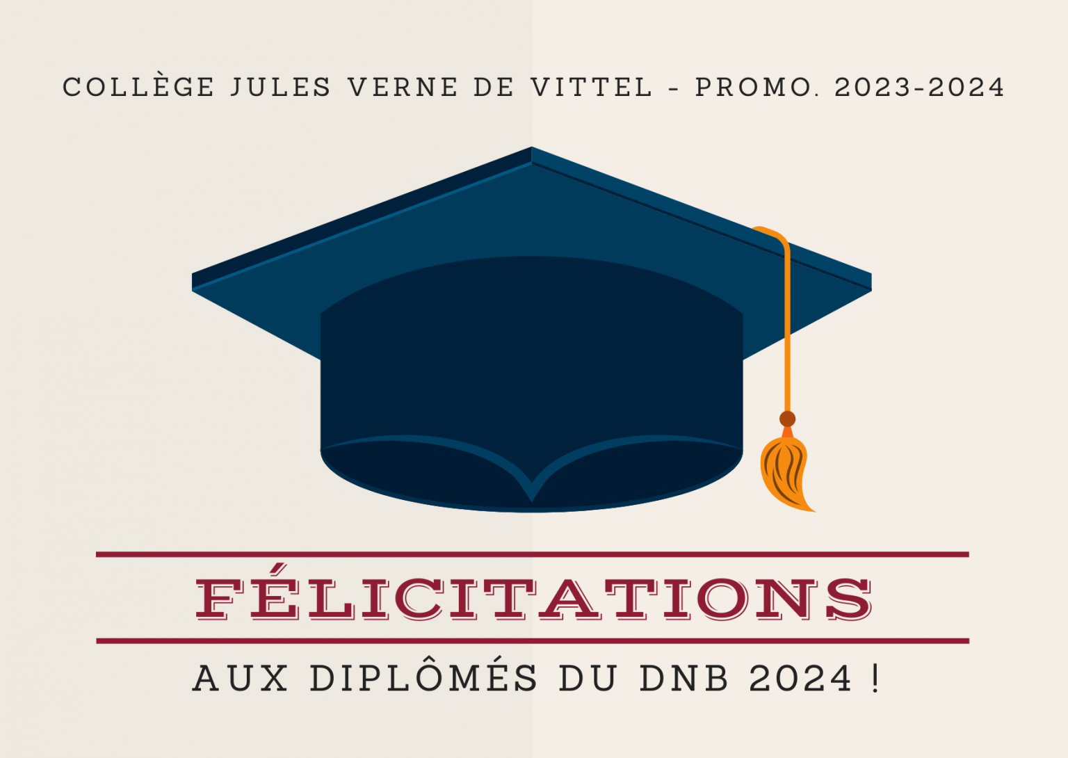 Résultats Brevet 2024 au collège de Vittel – Collège Jules Verne de ...